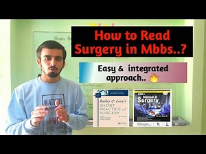 How to read Surgery in final year of mbbs | study surgery for mbbs.