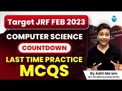 UGC NET Computer Science | Computer science Practice PYQs | JRFAdda with Aditi