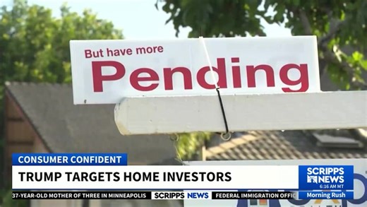 Trump targets institutional home buyers to boost affordability