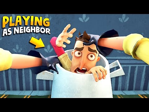 PLAYING AS THE NEIGHBOR WENT CRAZY!!! (Part 9) | Hello Neighbor Gameplay (Mods)