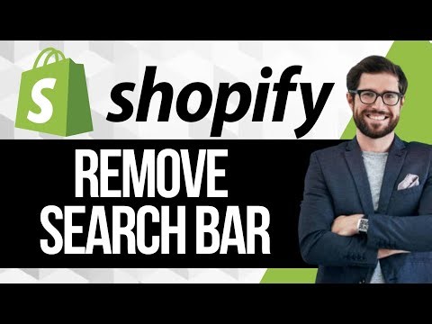 How To Remove Search Bar from Shopify Refresh Theme