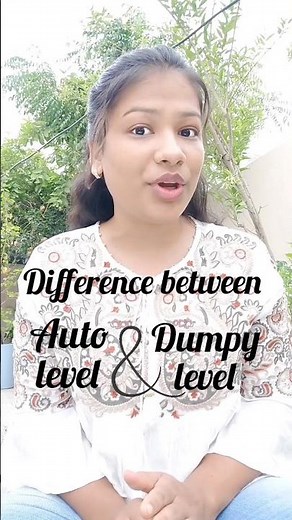Difference between dumpy level and auto level#surveyengineering #interviewquestions