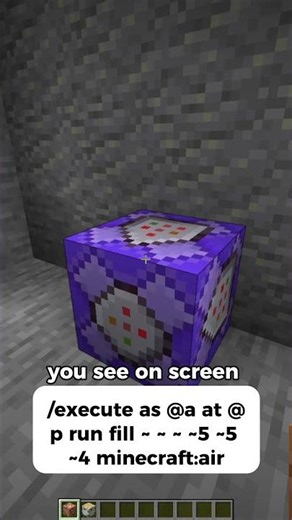 🔥Mine Just by Walking?! This Command Is Insane! #minecraft