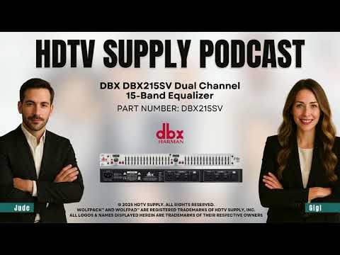 DBX DBX215SV Dual Channel 15-Band Equalizer