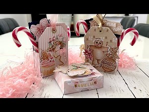 ✂️ TUTORIAL ✂️ Loaded Stand Up Pocket & Mini Pizza Box “Ginger Kisses” DT Shabby Art Boutique