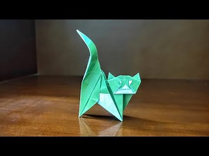 How To Make An Origami Cat - Origami Cat Tutorial - Easy Origami