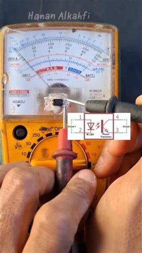 Optocupler pc817 testing #pc817 #electricaltips