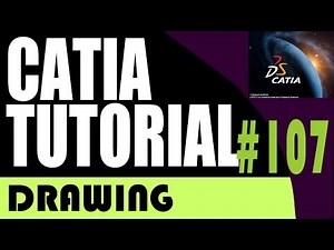 107 CATIA drawing Tutorial: Intersection Point Dimensioning