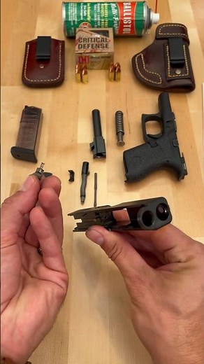 How To Field Strip A Glock 42 And Remove The Striker And Ejector