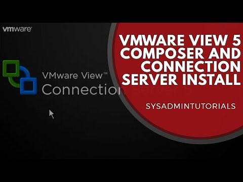 VMware View 5 - Composer and Connection Server Install - Part 1