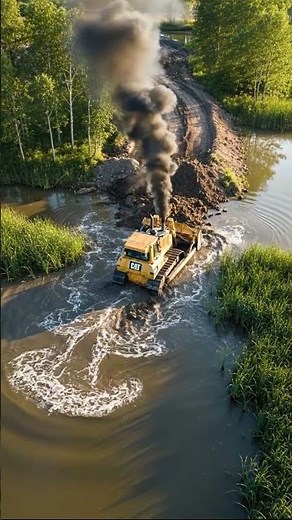 Bulldozer Power Through the Swamp