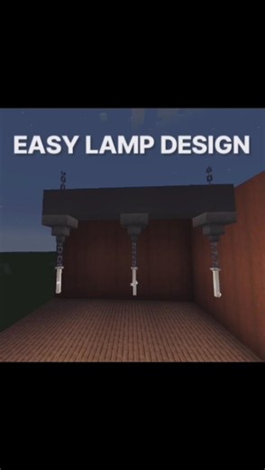 Tutorial for Easy Ceiling Light in Minecraft! #minecraft #minecraftbuildingideas #minecraftbuilding