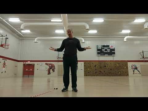 Wounded duck jump rope