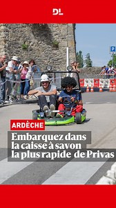 🏁 Une course de caisses à savon a enflammé les rues de Privas ce dimanche. Notre journaliste Yohann Gil a testé pour vous la caisse la plus rapide de la course. | Le Dauphiné Libéré Ardèche