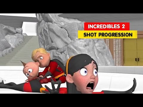 Incredibles 2 Shot Progression | Animation Breakdowns | 3D Animation Internships
