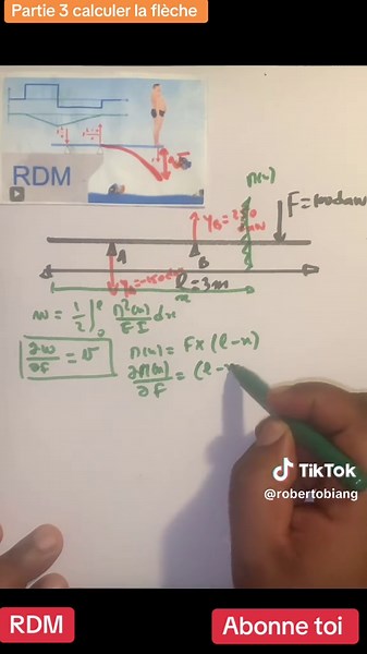 Calcul de la flèche d'une poutre en génie civil