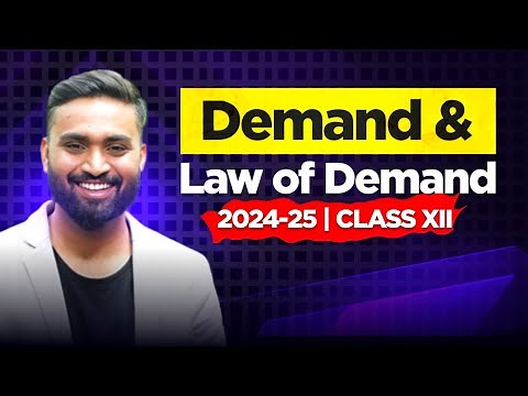 DEMAND & Law Of Demand | Class 12 |ISC| ECONOMICS | Shubham Jagdish| 8112601234 #2024-25