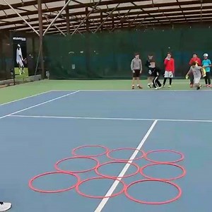 Fun game for kids, tennis version of Tic tac toe 🏃‍♂️ 🧠 ⠀⠀⠀⠀⠀⠀⠀⠀⠀ 🏷 #tennis #kidstennis ⠀⠀⠀⠀⠀⠀⠀⠀⠀ By the guys at @mouratoglou_tennis_academy | Functional Tennis