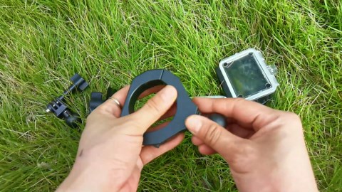 UTV Camera Mount for 1.75"-2" Roll Bars - Compatible with GoPro, Mevo Start & More - Easy to Install Action Camera Accessories on Polaris RZR, Can Am - Durable Alu Alloy Made & 360° Rotation