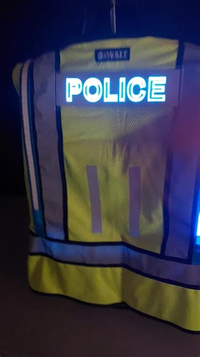 Traffic Safety lighted safety vests for all First Responders. USB rechargeable. Be safer at night be seen. www.nightlightsafety.com | Night Light Safety