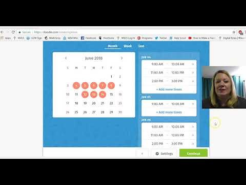 Digital Byte: Setting Up a Doodle Poll