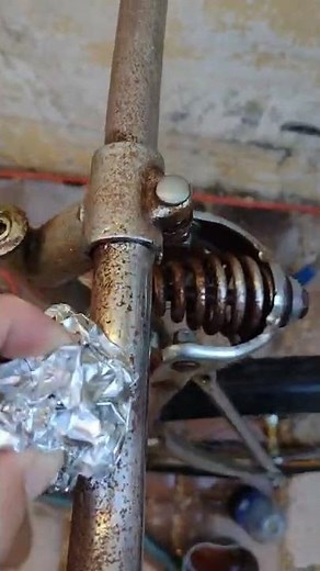 Super easy way to remove rust from chrome!