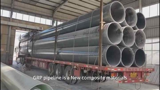 FRP Pipes Are Customizable in Diameter and Length for Smoke Emission and Environmental protection