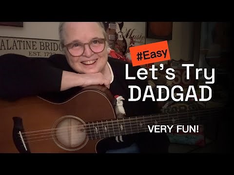 Learn EASY Chords in DADGAD Tuning ** Playing Taylor 12 String #12stringguitar #guitar