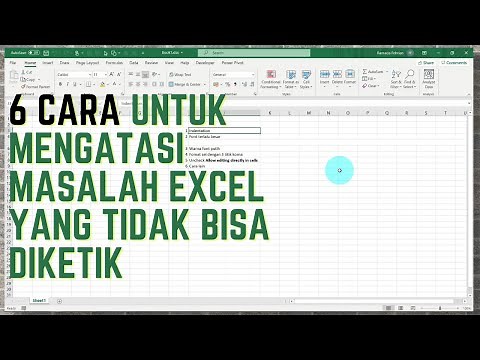How to Solve Excel Can't Be Typed | Your Data Might Be Invisible Because of These