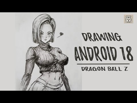 How to Draw ANDROID 18 | Dragon Ball Z Pencil Sketch Tutorial