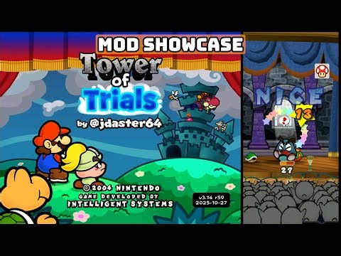 Paper Mario Tower of Trials - Mod Showcase