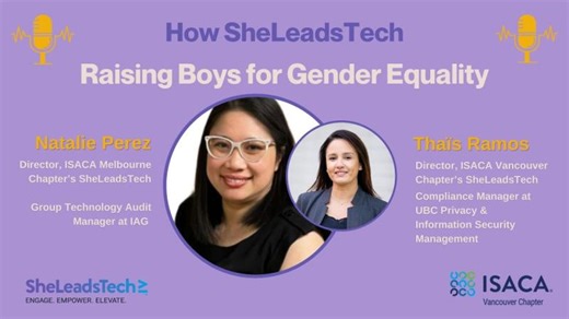 Raising Boys for Gender Equality with Natalie Perez | ISACA Melbourne Chapter