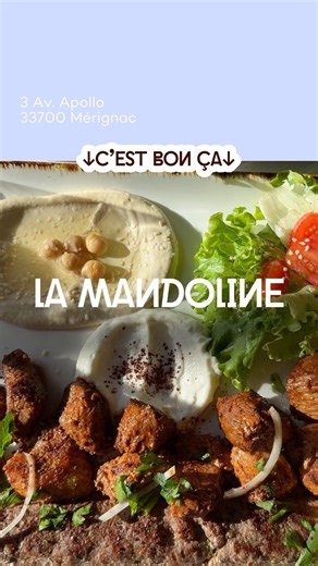 C'bon Bordeaux on Instagram: "On t’embarque au Liban sans quitter la métropole bordelaise 🇱🇧 À quelques minutes de Bordeaux, @lamandolinebdx te plonge direct dans l’ambiance du Levant. Une adresse chaleureuse où les saveurs libanaises et arméniennes font voyager dès la première bouchée, le tout dans un cadre convivial et accueillant. 🤩 À table, assortiments de grillades, mezzés, brochettes parfaitement saisies, viandes fondantes et épices parfumées s’invitent au centre de la table et transfor
