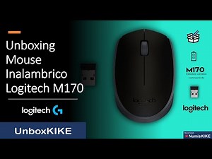 Unboxing Mouse Logitech Inalambrico M170 - Español
