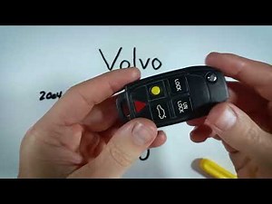 Volvo S80 Key Fob Battery Replacement (2004 - 2008)