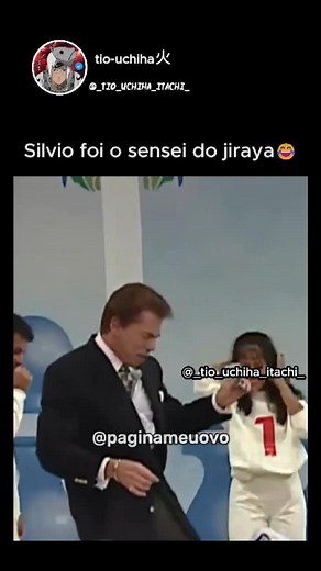 1.3M views · 10K reactions | 藍Então esse foi o professor do jiraya... FOLLOW-ME: @_tio_uchiha_itachi_ - (Vídeo original @paginameuovo) Edição: @_tio_uchiha_itachi_ - 欄parceria: chama direct! - - VEJA OS STORYS - - tags: #silviosantos #programasilviosantos #narutoshippuden #jiraya #itachi #naruto #narutoclassico #memes #comédia #humor #nerd #otaku #memesnerd #anime #capcut #reels #instagram - - RUMO 500K 藍você gosta do Silvio Santos? | Tio itachi | Facebook