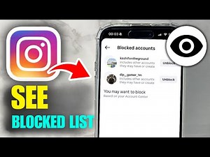How To See Blocked List On Instagram