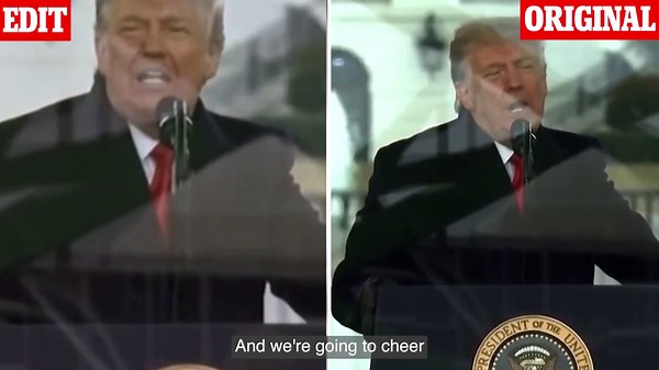 BBC under fire for editing of Trump's 'fight like hell' speech