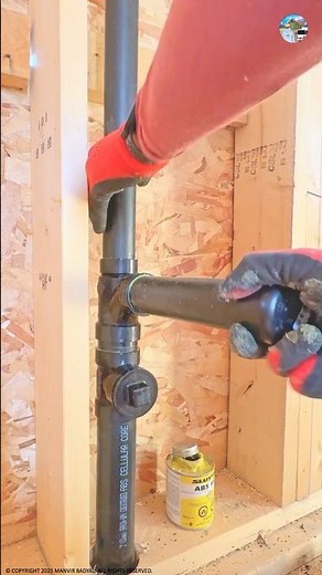 Bathroom Sink Plumbing: Trap Arm Installation #shorts