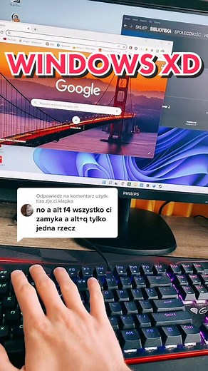 Odpowiedz użytk. @tizo.zje.ci.klapka #dlaciebie #windows #altf4 #system