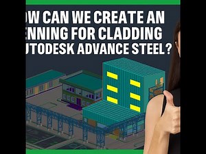 Create an opening for cladding in Advance Steel
