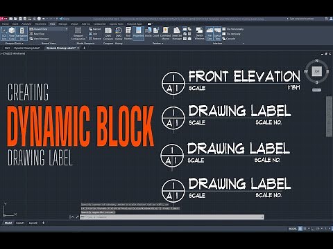 Creating Dynamic Block Labeling AutoCAD