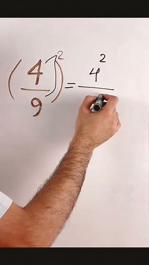 The square of a fraction