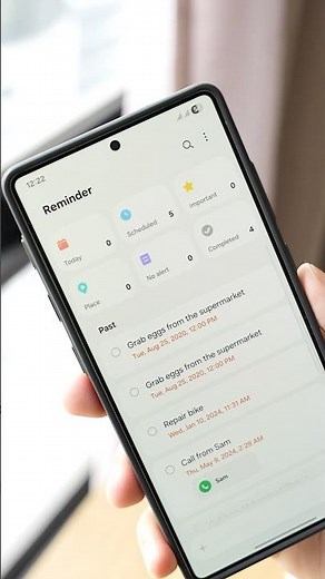 Samsung OneUI 8 Reminders App
