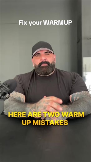 Share this with the friend who keeps doing this. Warm-up mistakes that are silently killing your gains: ❌ Not warming up at all ❌ Doing random general warm-ups instead of exercise-specific warm-ups A good warm-up isn’t about sweating. It’s about preparing the exact muscles, joints, and nervous system you’re about to train. Better warm-up = better performance = better results. warm up mistakes, proper warm up routine, workout warm up tips, gym injury prevention, training performance, strength tra