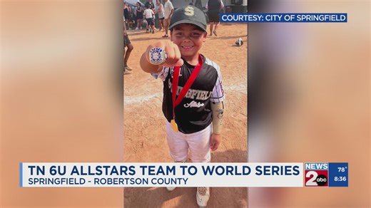 Springfield, TN 6U All Stars team heads to World Series