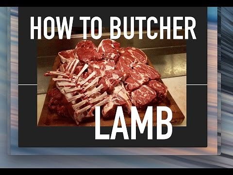 How to butcher a lamb (Knutzen's Meats)