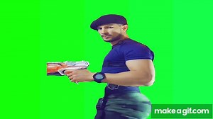 I Need More Bullets Green Screen... on Make a GIF