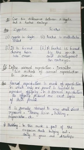 class 8 science chapter 6 reproduction in animals exercise 🔥🔥