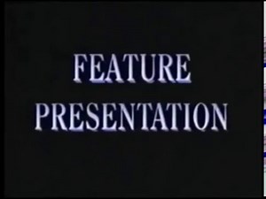 Disney "Feature Presentation" Bumpers (1992-94; Homemade)